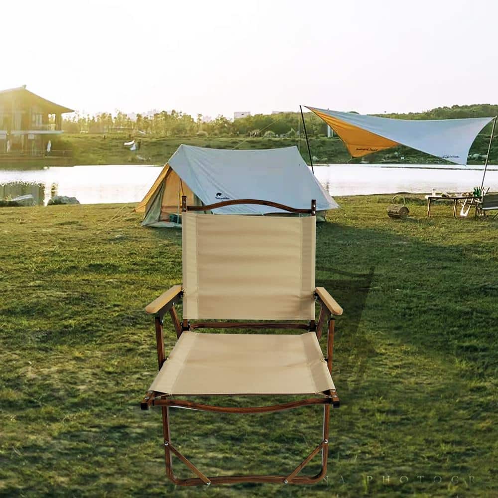 AUTMOON Comfy Foldable and Portable Dining Chair with Armrests ...
