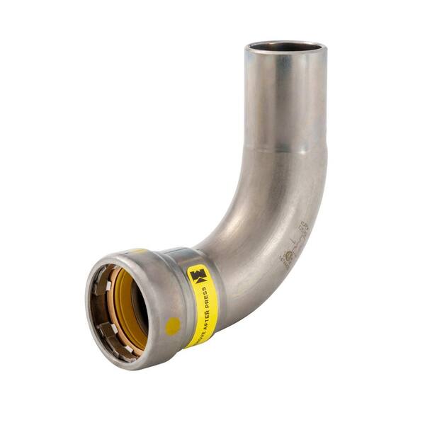 Streamline 1 in. Carbon Steel 90° Street Press x Fitting Elbow Fitting ...