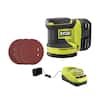 RYOBI ONE+ 18V Cordless 5 in. Random Orbit Sander Kit with 4.0 Ah ...