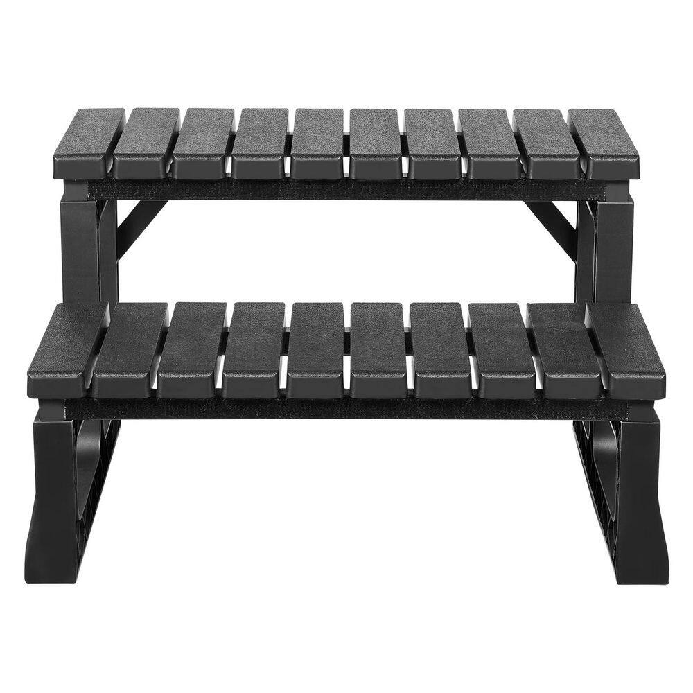 SKYSHALO Spa Stairs, 23.6 in. Pool Ladder, 320 lbs.Capacity, Multi-Use ...