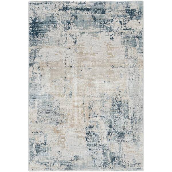 Artistic Weavers Gismondi Ice Blue 9 ft. x 12 ft. Indoor Area Rug ...