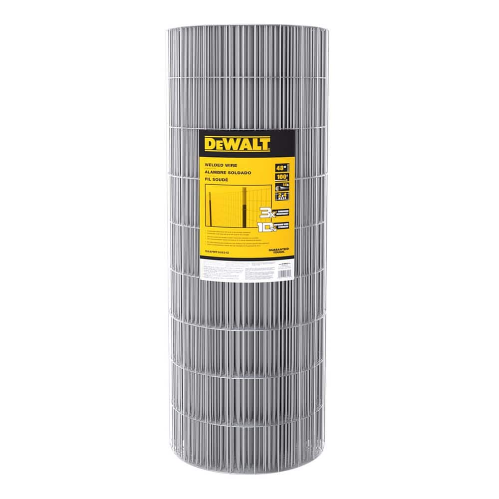 DEWALT 36 in. x 100 ft. 14 Gauge 2 in. x 4 in. Mesh Galvanized Steel ...