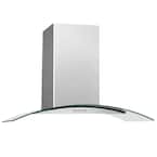 Frigidaire 42 in. Convertible Glass Canopy Island Range Hood in Stainless Steel FHPC4260LS The Home Depot