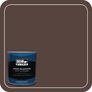 BEHR PREMIUM PLUS 8 oz. #PPF-51 Dark Walnut Semi-Gloss Interior ...