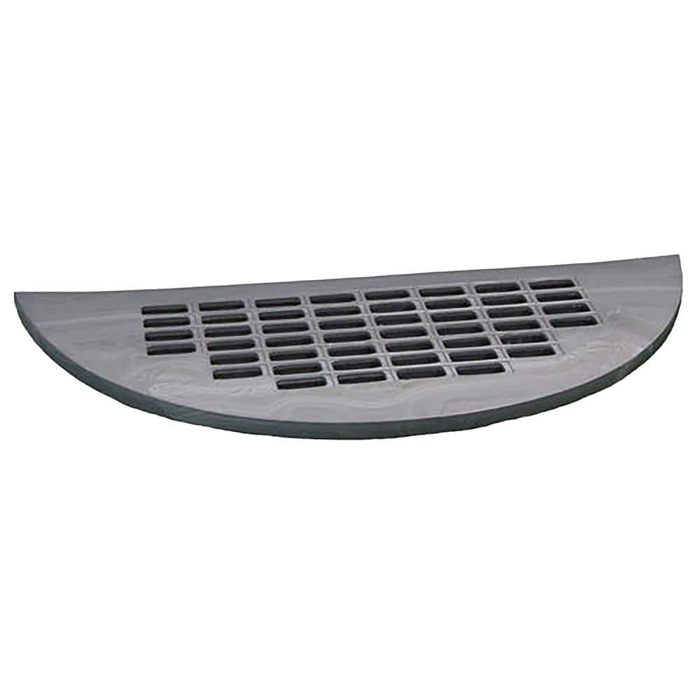SHAPE PRODUCTS 39 in. W x 17 in. D x 1 in. H Heavy-Duty Round Grate ...