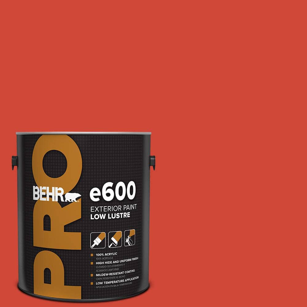 BEHR PRO 1 gal. #180B-7 Chili Pepper Low Luster Exterior Paint PR62301 ...