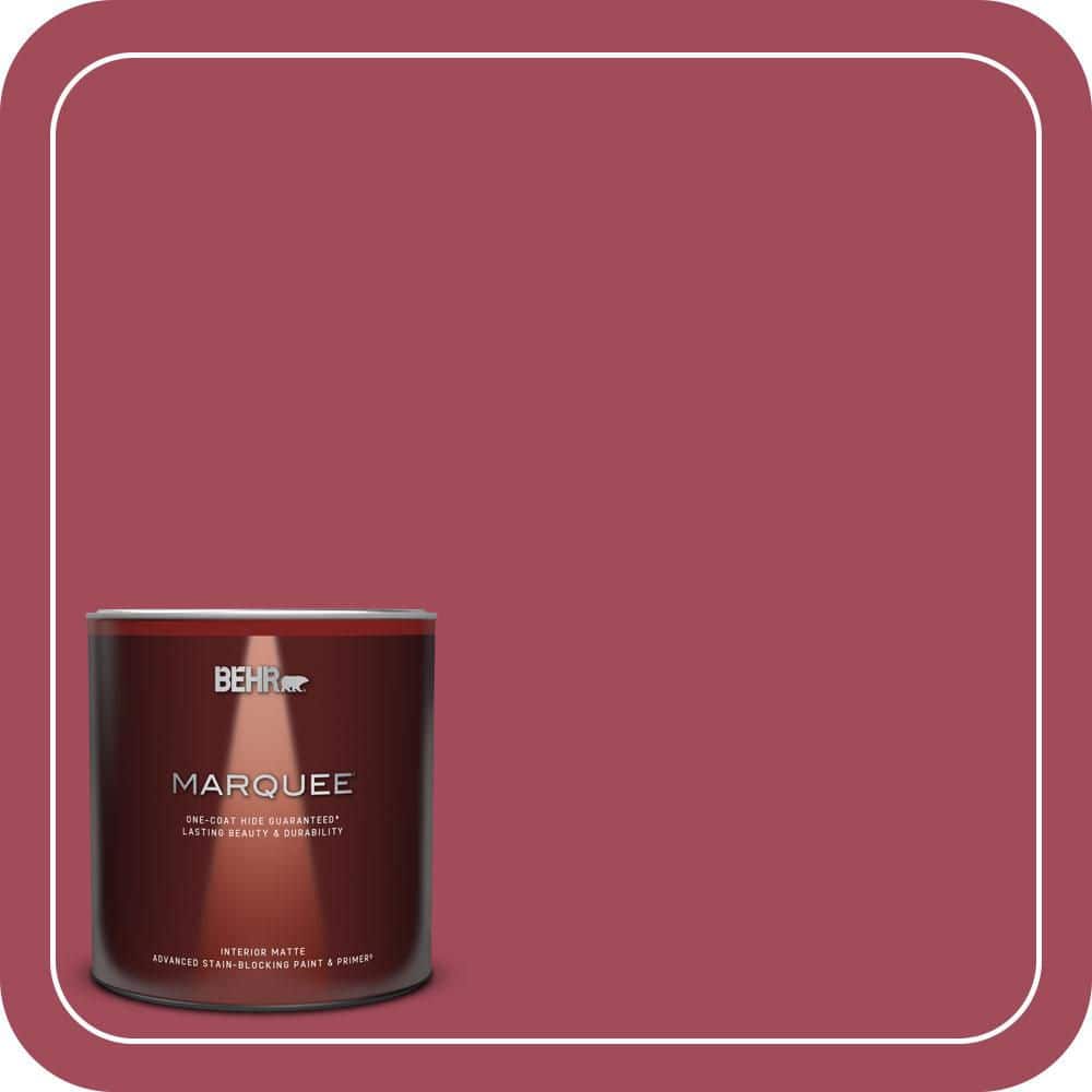 BEHR MARQUEE 1 qt. #130D-6 Sweet Spiceberry Matte Interior Paint ...