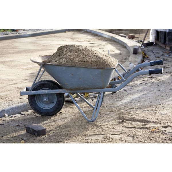 51 in. Steel Tamper, Paver Sand, Leveling Sand, Paver Base and 12 in. Concrete Step Stone Combo ...