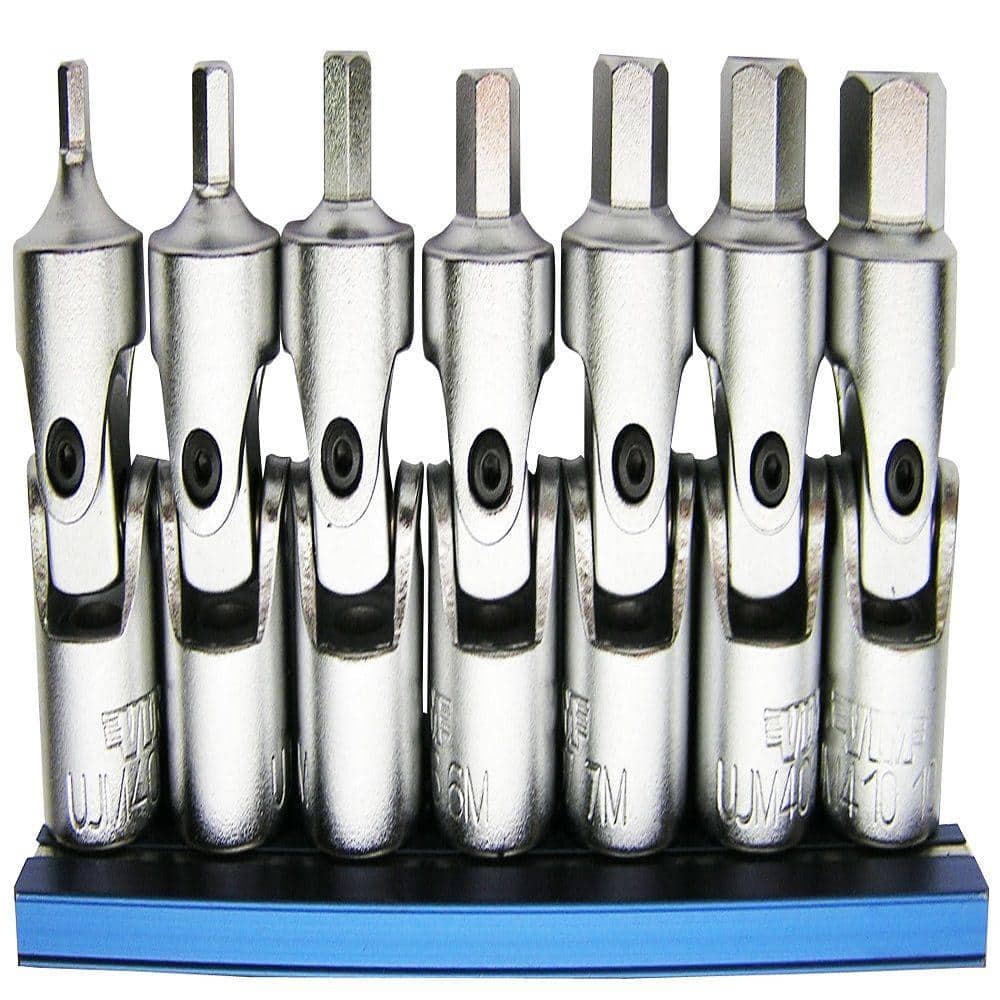 VIM Tools Metric Stubby Hex Driver Set, 7-Piece VIMUJM400 - The Home Depot