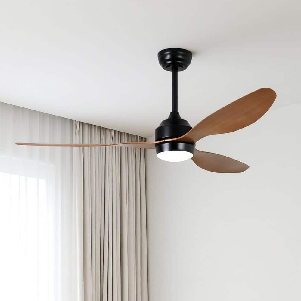 Reviews for MODERN HABITAT 52 in. Integrated LED Indoor Matte Black ...