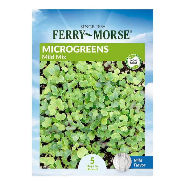 Ferry-Morse Mild Mix Micro-greens Vegetable Seeds 9589 - The Home Depot