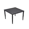 ITOPFOX 40 in. x 40 in. Patio Aluminum Square Outdoor Dining Table with ...