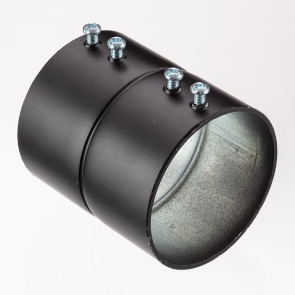 BRIDGEPORT 2 in. Color-Coded Black EMT Couplings (5-Pack) 245-SBLK ...
