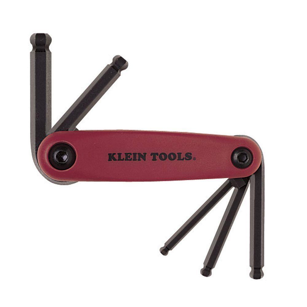 Klein Tools 5-Metric Sizes Grip-It Hex Key Set 70572 - The Home Depot