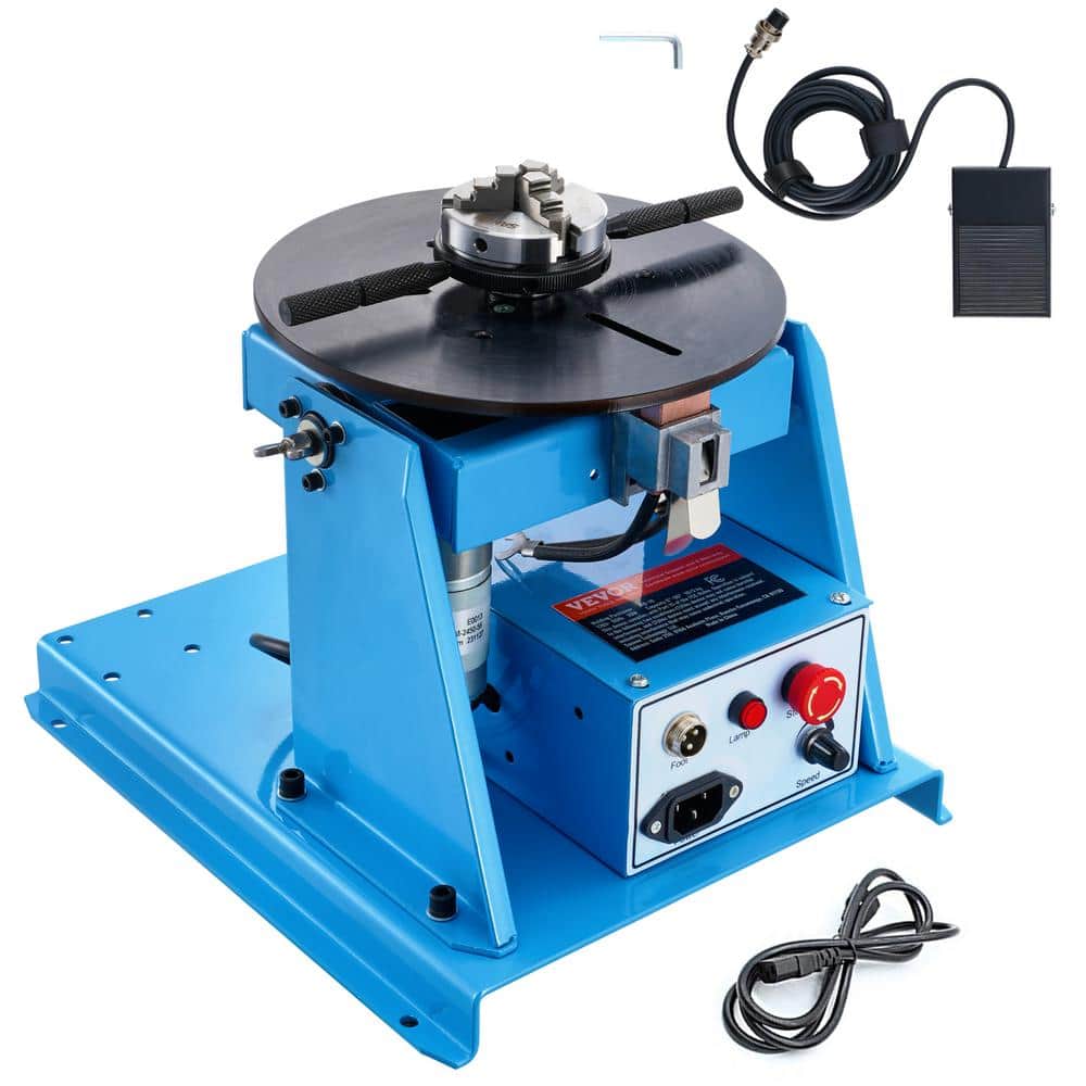 VEVOR Rotary Welding Positioner 10KG 0-90° Welding Turntable Table with ...