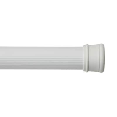 Straight - White - Shower Curtain Rods - Shower Accessories - The Home ...