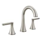 Delta Greydon 8 in. Widespread Double Handle Bathroom Faucet in ...