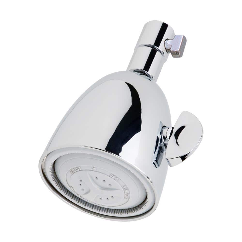 Symmons Super 1-Spray 3 in. Fixed Showerhead in Polished Chrome (1.5 ...