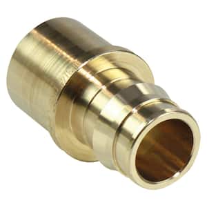 Uponor ProPEX 1/2 in. PEX-A Expansion Barb x 1/2 in. Copper Lead-Free Brass Female Sweat Adapter ...