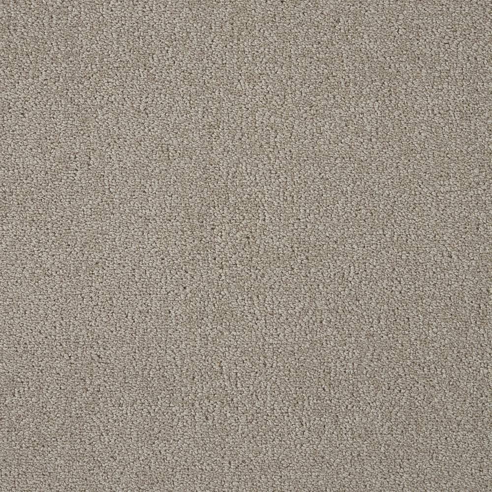 Natural Harmony 6 in. x 6 in. Texture Carpet Sample - Feather - Color ...