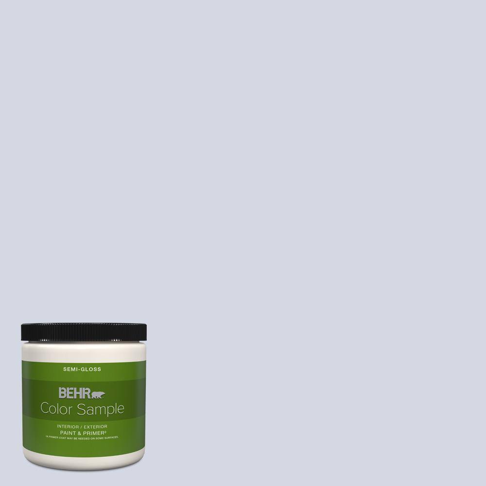 BEHR PREMIUM PLUS 8 oz. #S540-1 So Blueberry Semi-Gloss Interior ...