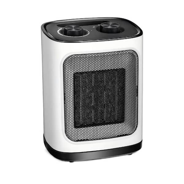 R.W.FLAME 1,500-Watt Compact Indoor Small Ceramic Electric Heater with ...