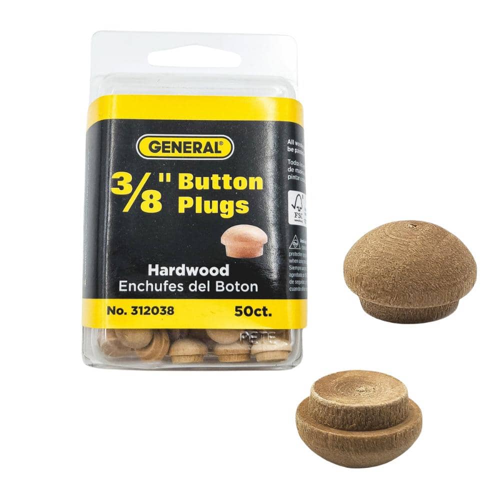 General Tools 3/8 in. Button Plugs 312038 - The Home Depot