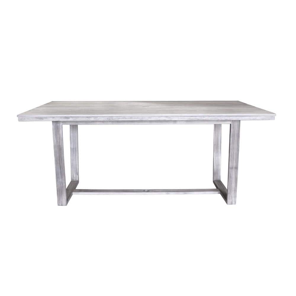 Courtyard Casual Bay Side Collection Teak Outdoor Rectangle Dining ...