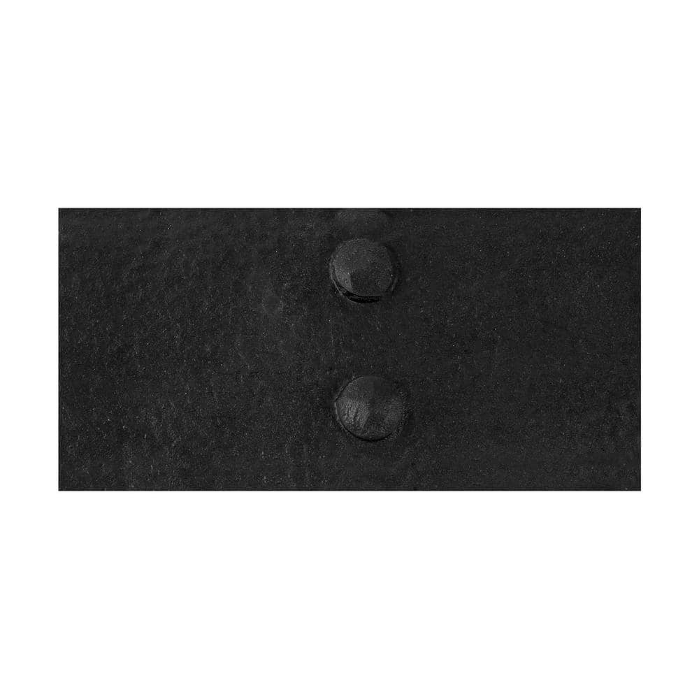 American Pro Decor 2-7/8 in. x 6 in. Long Sample Black Faux Iron ...
