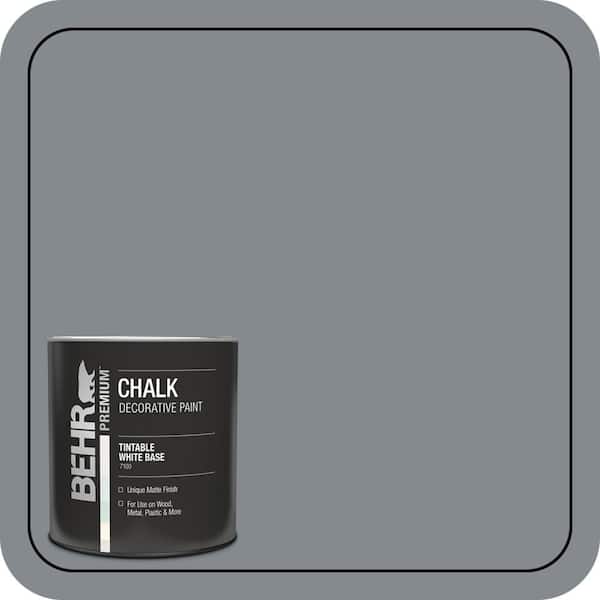 BEHR PREMIUM 1 qt. #PPU26-21 Overcast Interior Chalk Decorative Paint ...