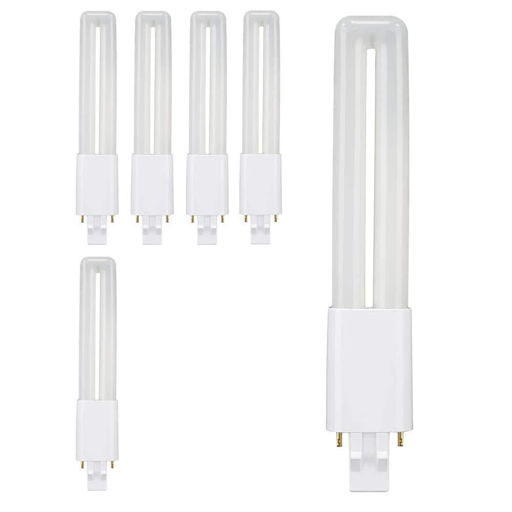 Feit Electric 13-Watt Equivalent PL Twin Tube CFLNI Bi-Pin Plug-In GX23 ...