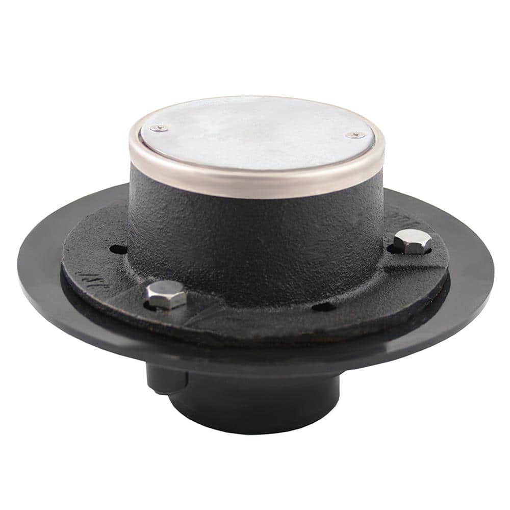 JONES STEPHENS 2 in. Non-Adjustable CO.D.e Blue Drain with Cast Iron ...