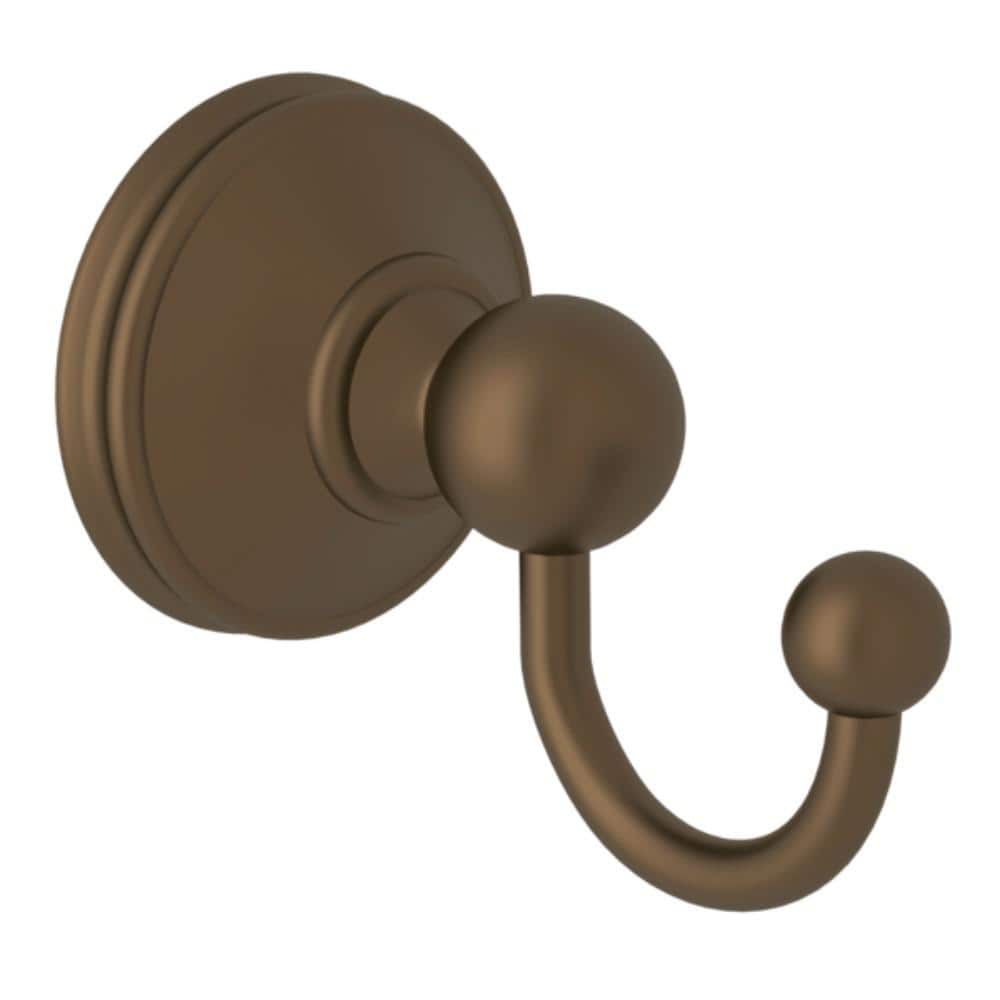 PERRIN & ROWE Georgian Era Single Robe Hook In English Bronze U.6621EB - The Home Depot