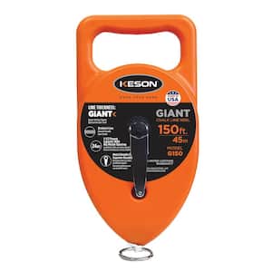 Keson 150 ft. Giant Chalk Line Reel, 3x1 Rewind, Bold Line G3X150BOLD