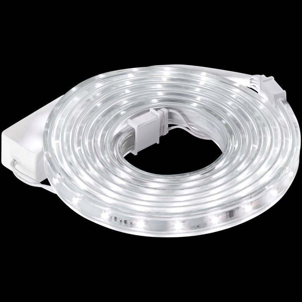 LightShow 108-Light 10 ft. White Ribbon Light Set 87080 - The Home Depot