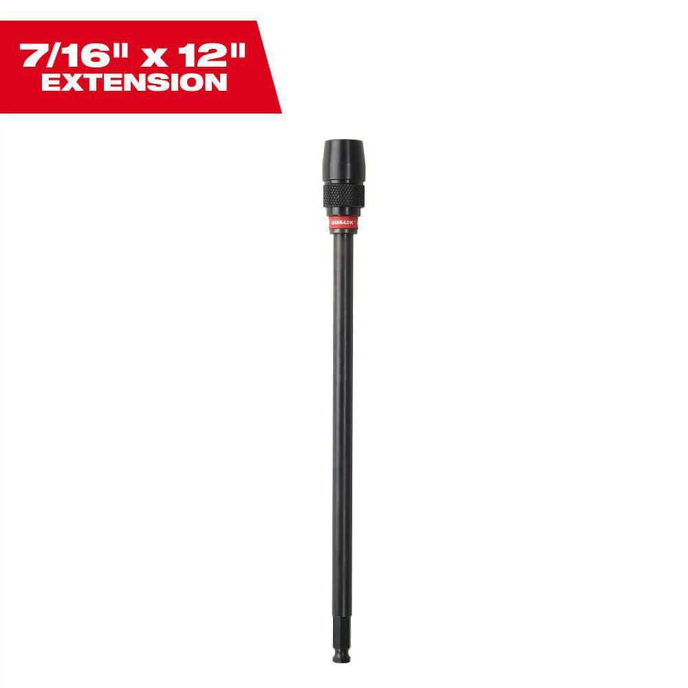 Milwaukee 12 in. x 7/16 in. QUIK-LOK Universal Extension Bit 48-28-1040 ...