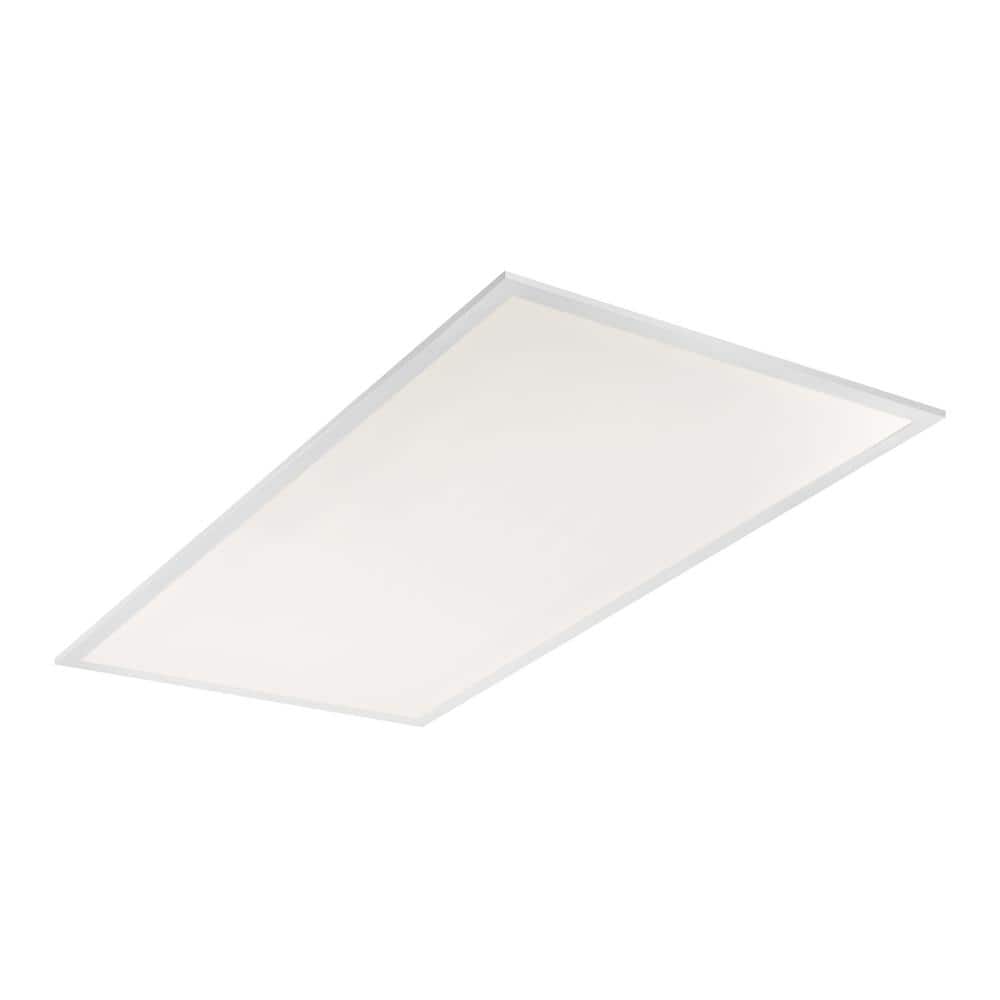 Commercial Electric 1-Pack 2 ft. x 4 ft. 5500 Lumens Integrated LED ...