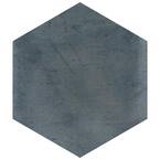 Merola Tile Capri Hex Terra 8 in. x 7 in. Porcelain Floor and Wall Take ...
