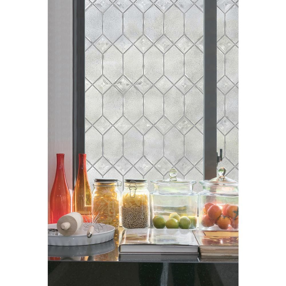 Artscape 36 in. W x 72 in. L Old English Decorative Window Film 02-3728 ...