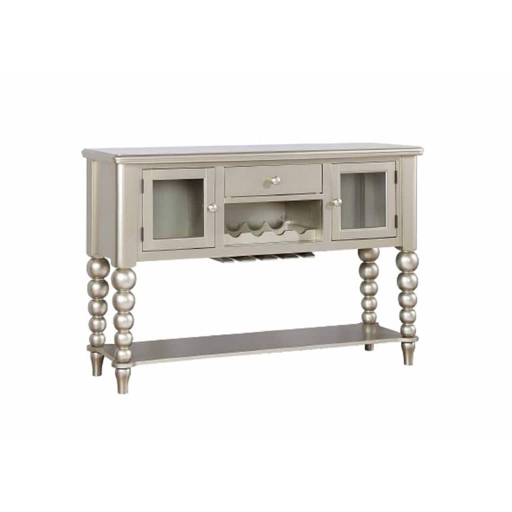 Signature Home SignatureHome Hamlin 54 in. L Champagne Finish Rectangle ...