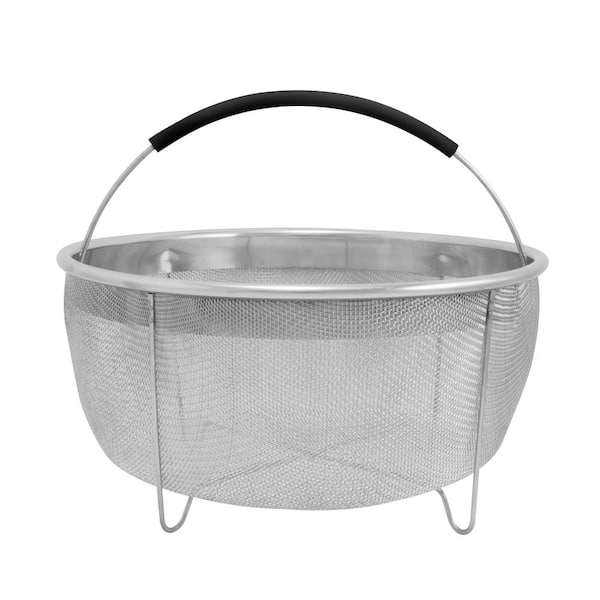ExcelSteel 3.75 Qt. Stainless Steel Strainer Basket Black 331 - The ...