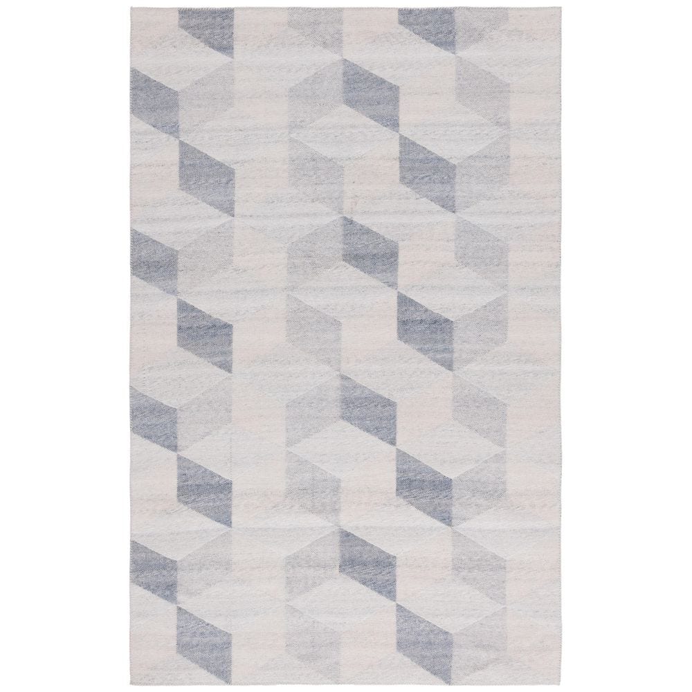 SAFAVIEH Cabo 9 ft. x 12 ft. Beige/Light Gray Geometric Area Rug ...