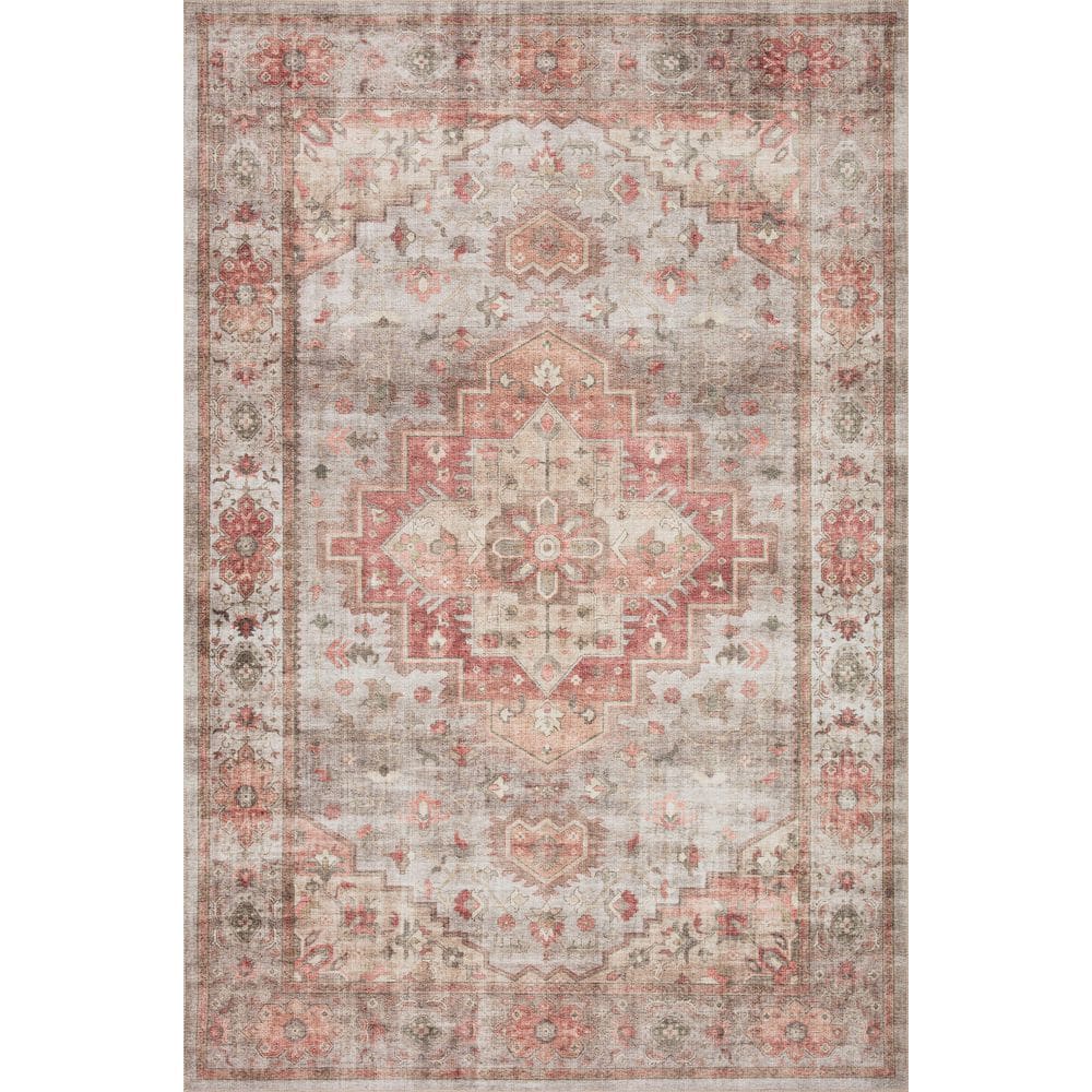 Reviews for Loloi Heidi Dove/Spice 5 ft. x 7 ft. 6 in. Bohemian Printed ...