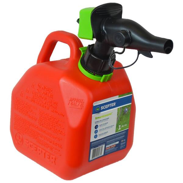 Scepter 1 Gal Smart Control Gas Can FR1G101 The Home Depot Scepter 1 Gal Smart Control Gas Can FR1G101 The Home Depot