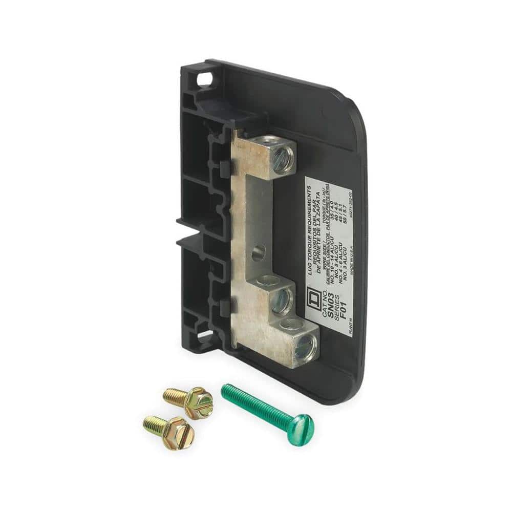 Square D 100-Amp Safety Switch Neutral Assembly SN0610 - The Home Depot