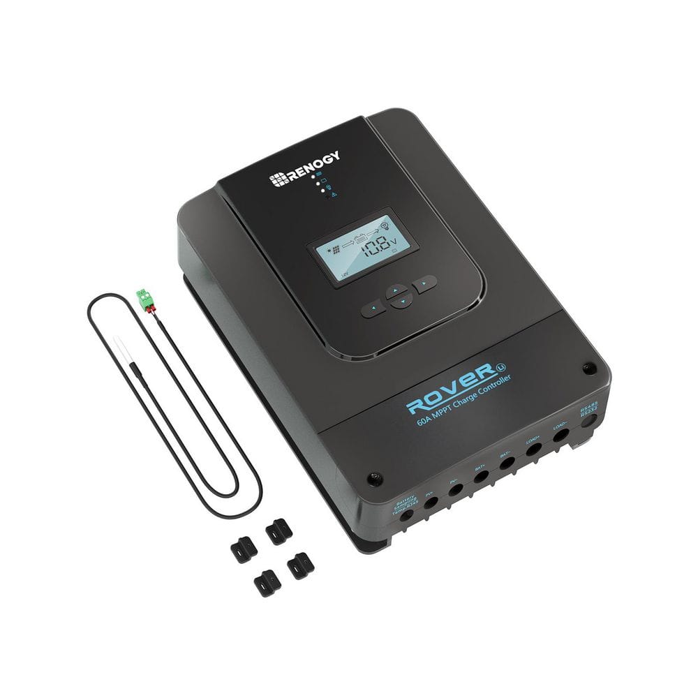 Renogy Rover 60 Amp 12V/24V/36V/48V MPPT Solar Charge Controller LCD ...