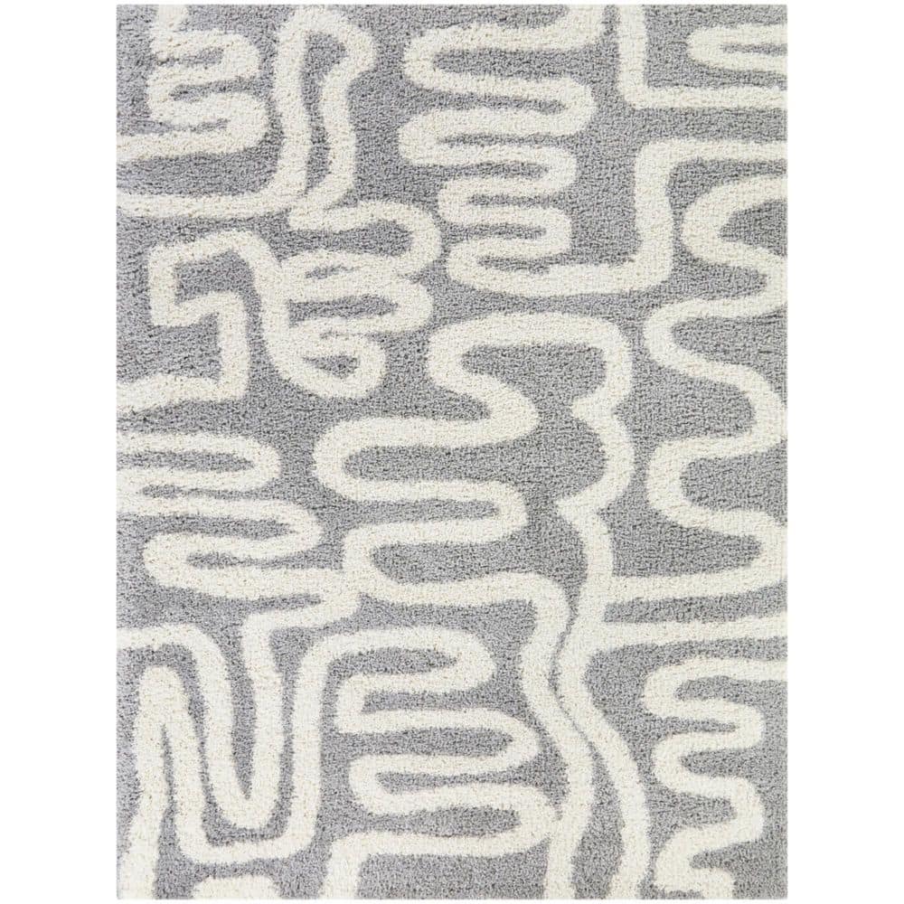 BALTA Terence Grey 7 ft. 10 in. x 10 ft. Abstract Area Rug 3098659 ...