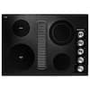 KitchenAid 30 in. Electric Downdraft Cooktop in Black with 4 Burner ...