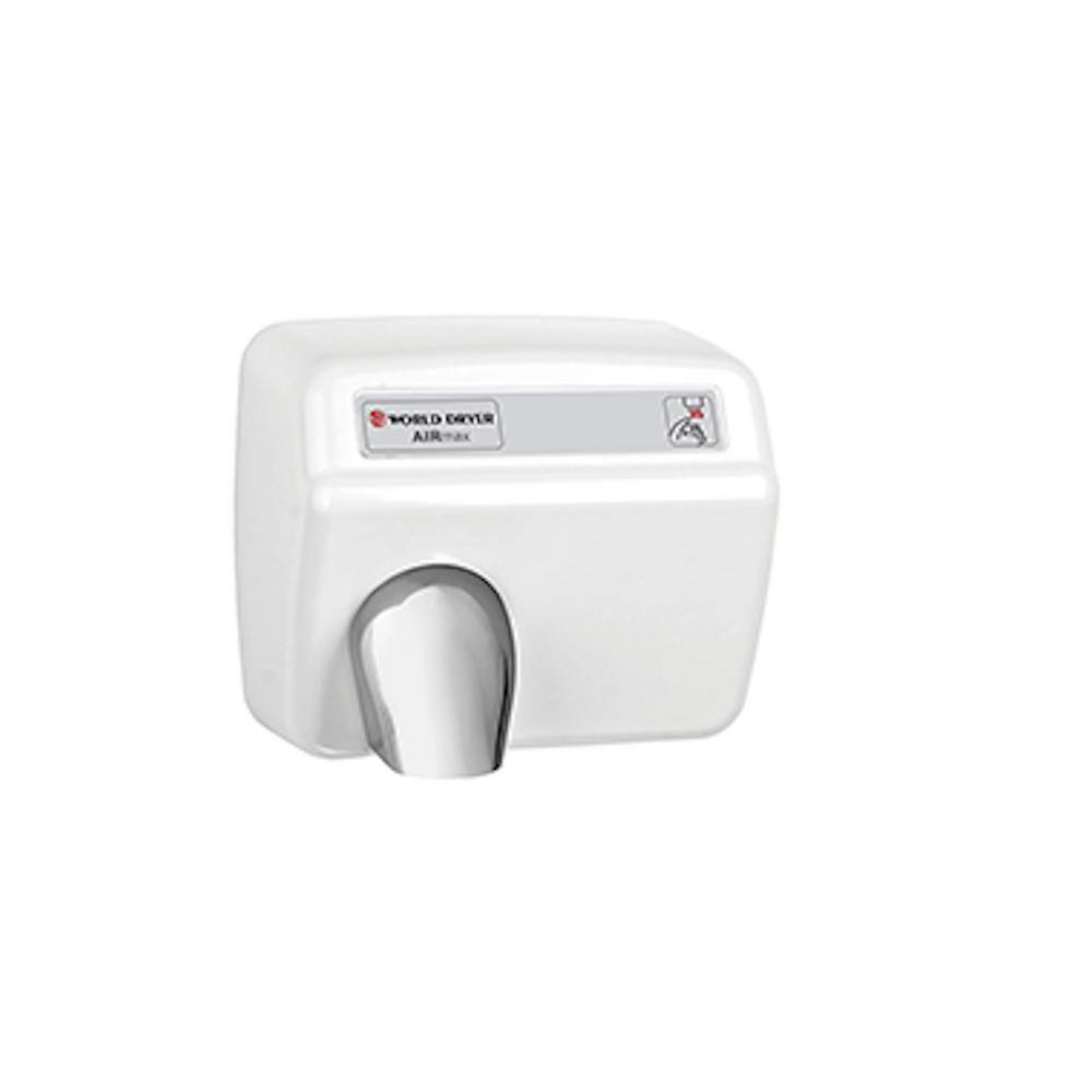 WORLD DRYER Airmax Electric Hand dryer, Heavy Duty, Automatic, Cast ...