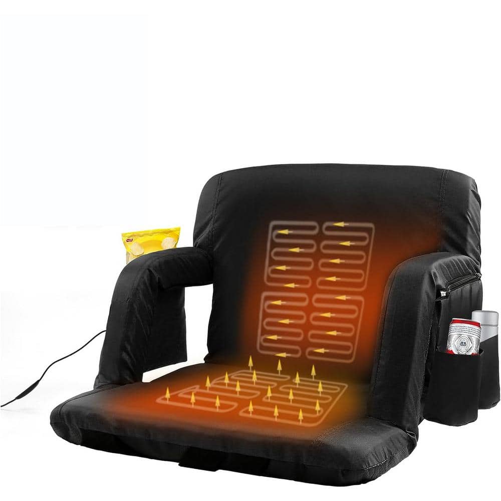 BOZTIY Heated Stadium Seats for Bleachers with Back Support, Arm ...